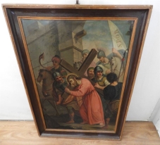 Quadro Gesù QUINTA STAZIONE VIA CRUCIS